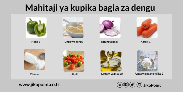 Bagia za dengu: Mahitaji na jinsi ya kupika | Jiko Point