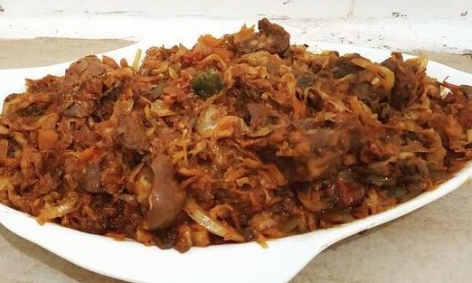 Unavyoweza kupika rosti ya maini na kabichi | Jiko Point