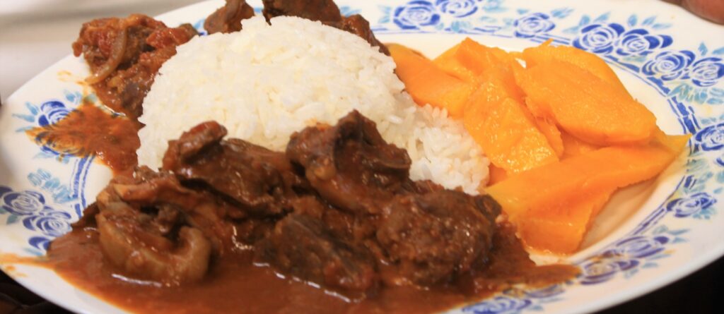 Maandalizi rahisi ya wali na rosti ya maini | Jiko Point