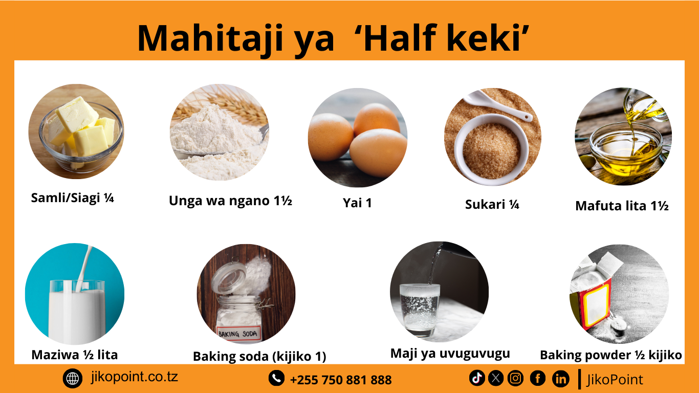 Njia rahisi ya kupika ‘half keki’ | Jiko Point