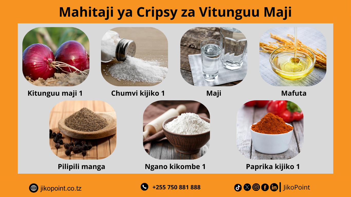 Maandalizi ya kaukau (Crispy) za vitunguu maji | Jiko Point