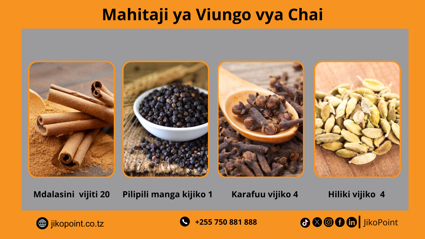 Jinsi ya kuandaa viungo vya chai kwa urahisi | Jiko Point